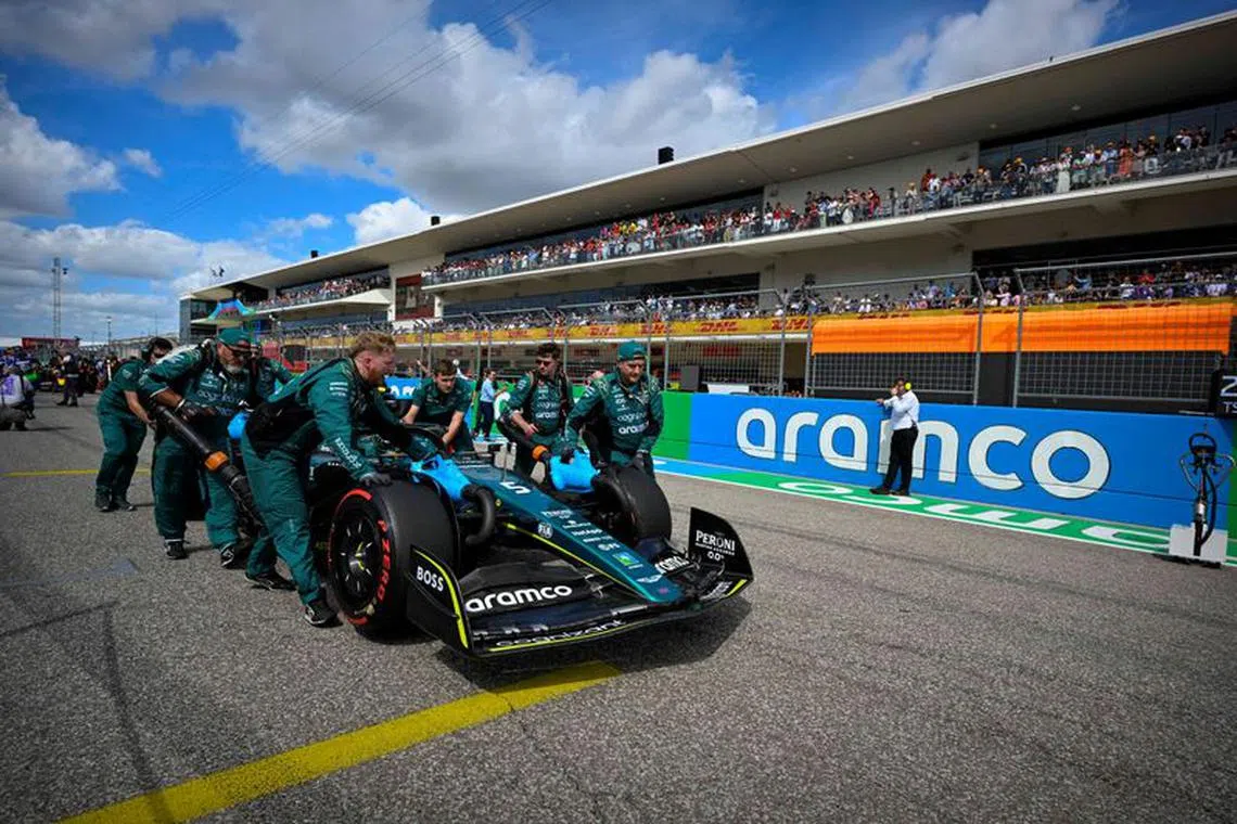 Aramco becomes Aston Martin's sole F1 title sponsor | The Straits Times