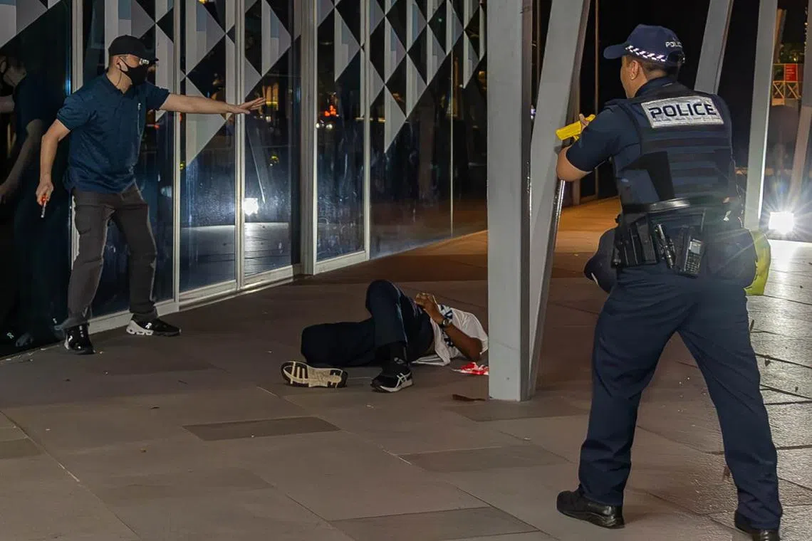 Multi-agency counter-terrorism exercise held at MRT stations, on ...