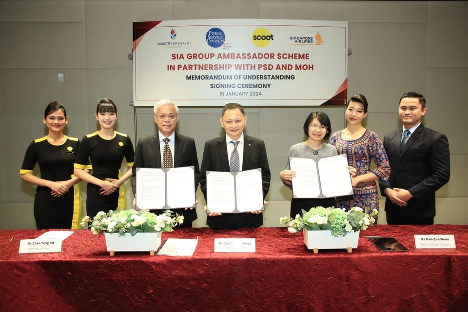 SIA Group, MOH, PSD ink agreement to train and deploy airline staff ...