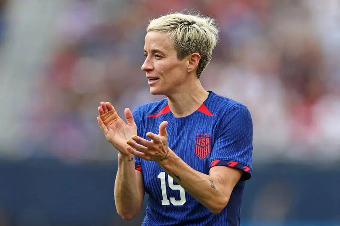 Rapinoe bids farewell as record NWSL crowd, sports greats pay tribute ...