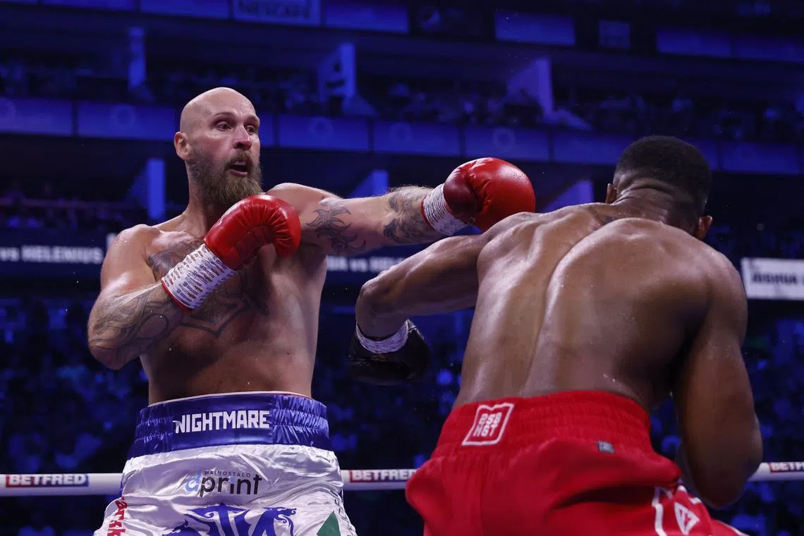 Boxing-Helenius gets two-year ban for failed drug test before Joshua ...
