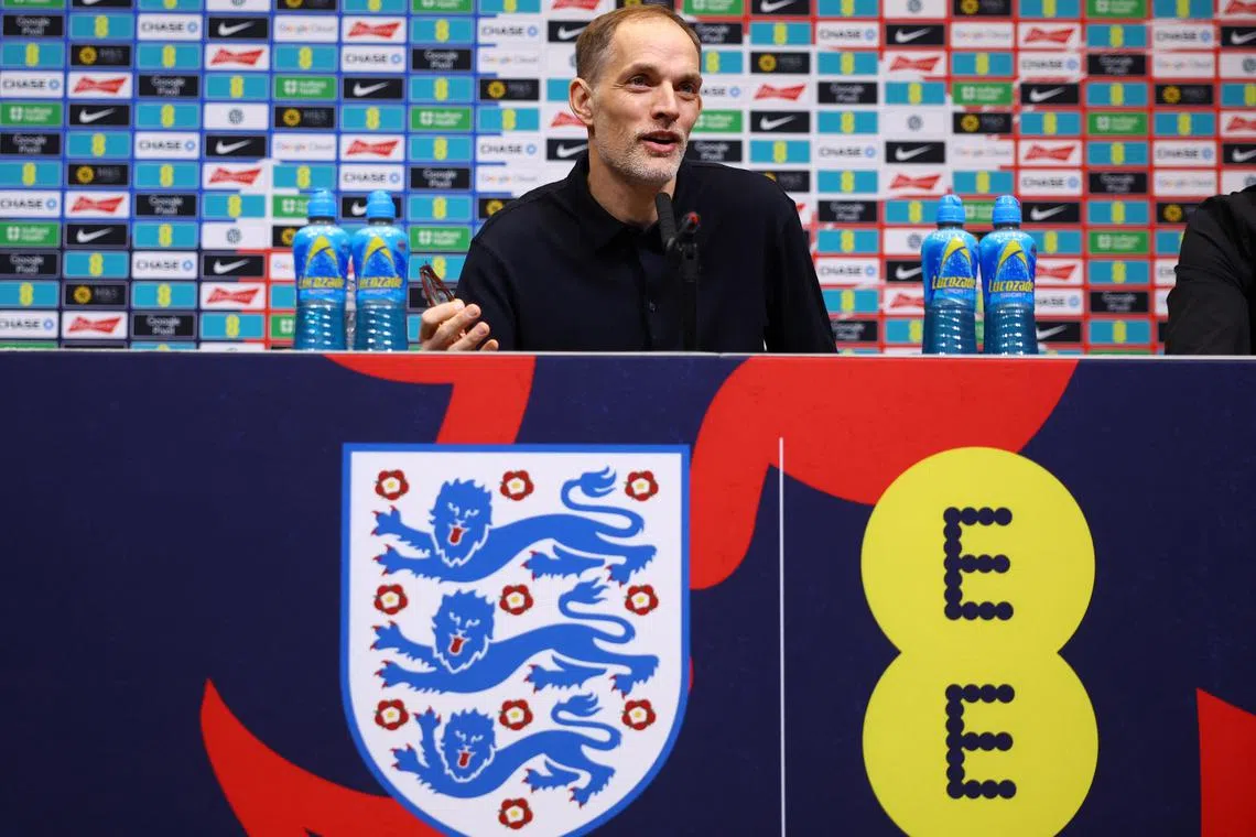 England manager Tuchel vows to earn right to sing anthem | The Straits ...