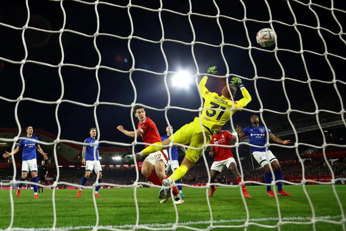 Nottingham Forest beat Ipswich on penalties to reach FA Cup quarter ...