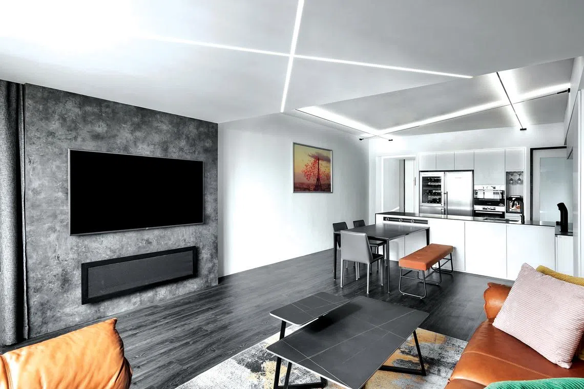 Dramatic look for dual-key apartment in Jalan Rajah | The Straits Times