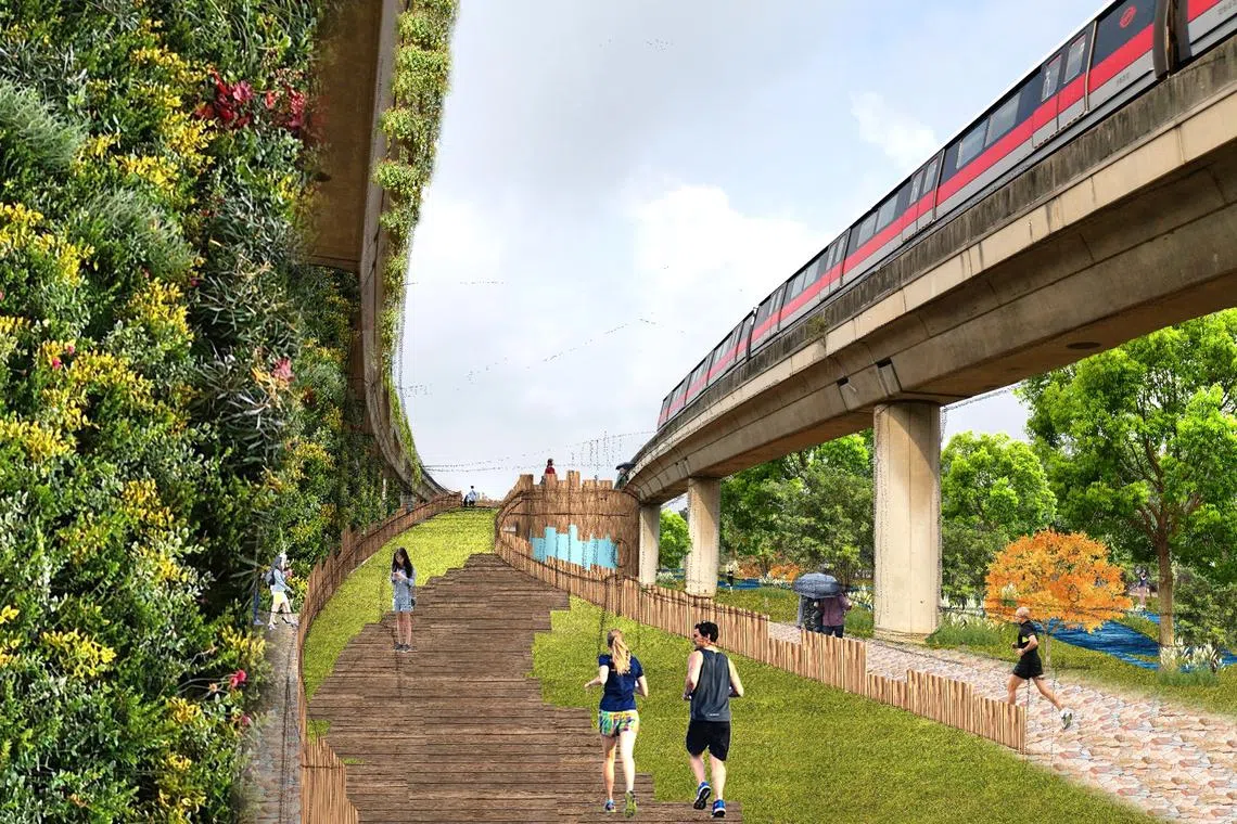 Tanah Merah MRT viaduct may be turned into elevated green corridor when ...