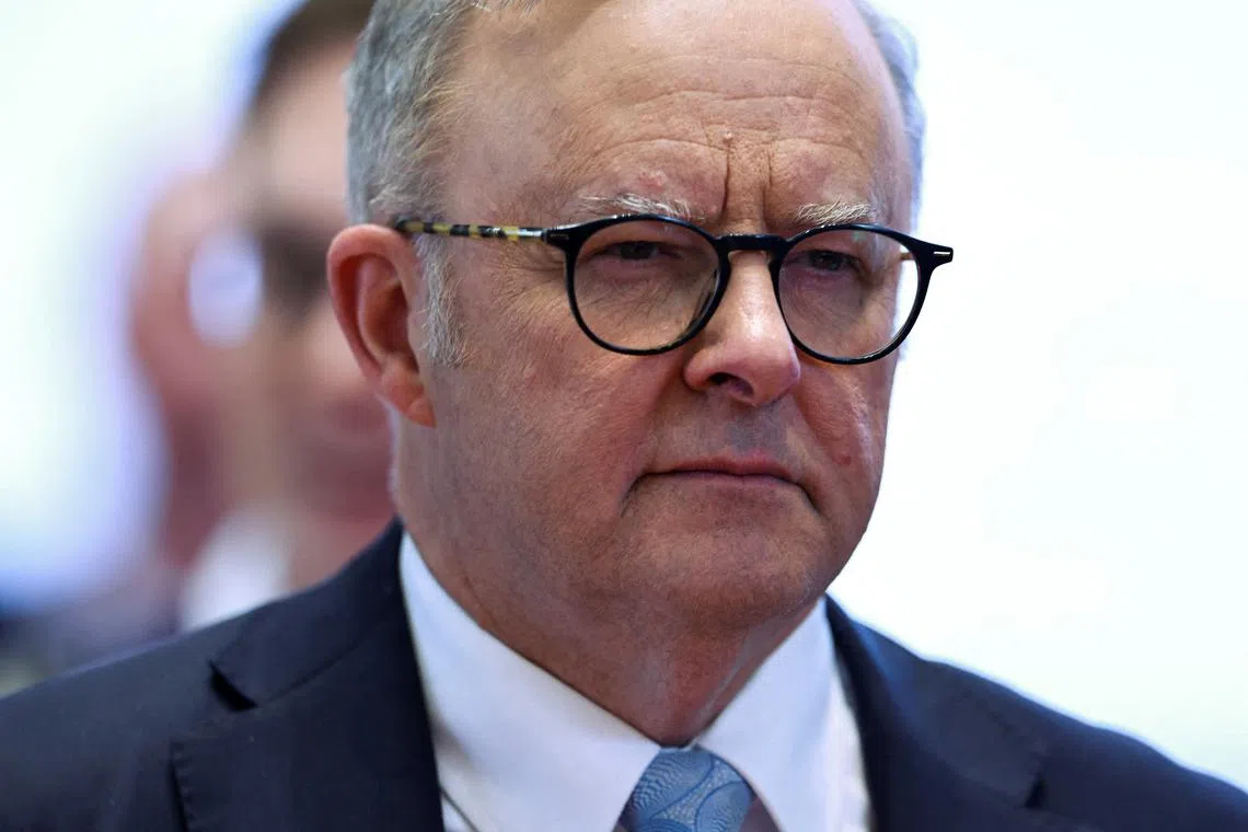 Australia PM Albanese denies asking Qantas chief for flight upgrades ...