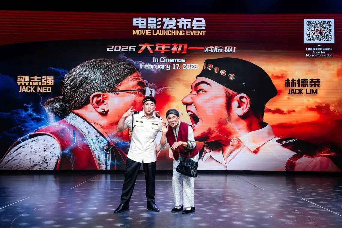 Jack Neo's Liang Po Po breaks ribs on set | The Straits Times