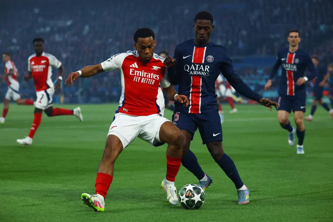 Arsenal's Timber has ankle surgery, Saliba out with hamstring issue ...