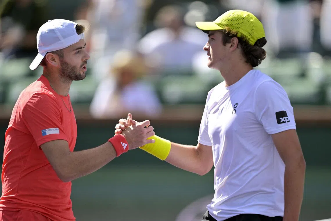 Fonseca delivers in Indian Wells debut | The Straits Times