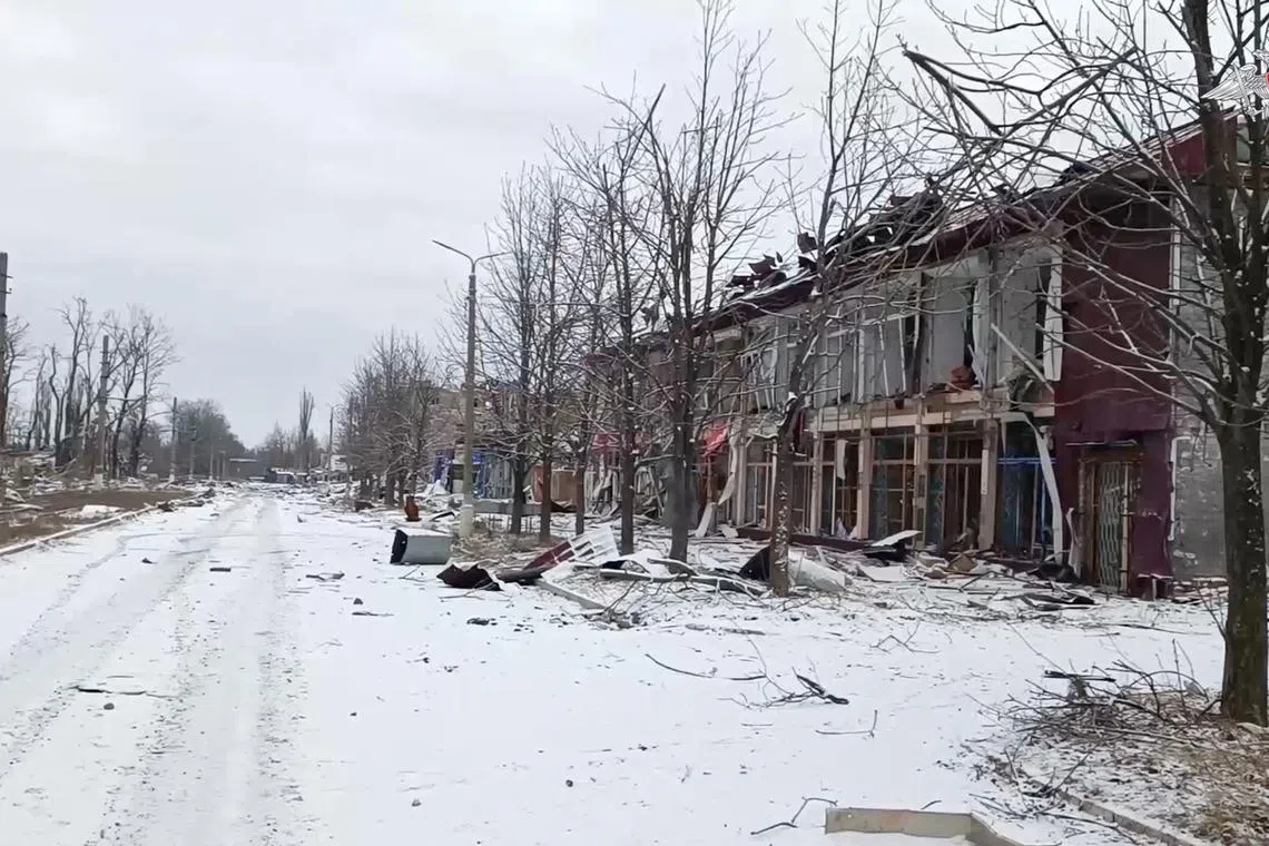 Avdiivka, a Ukrainian town taken by Russia, shown in ruins | The ...