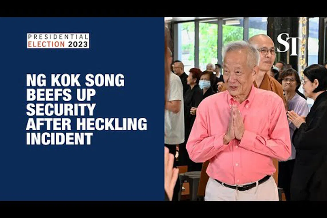 Ng Kok Song resumes walkabouts, beefs up security after heckling ...