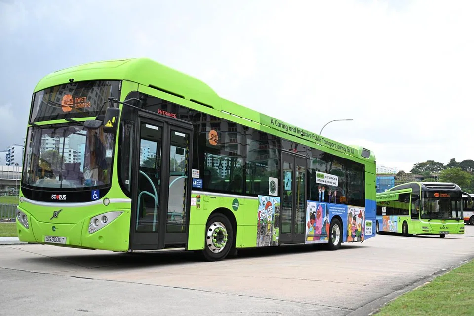 Two public buses decked out in artworks to raise awareness of needs of ...