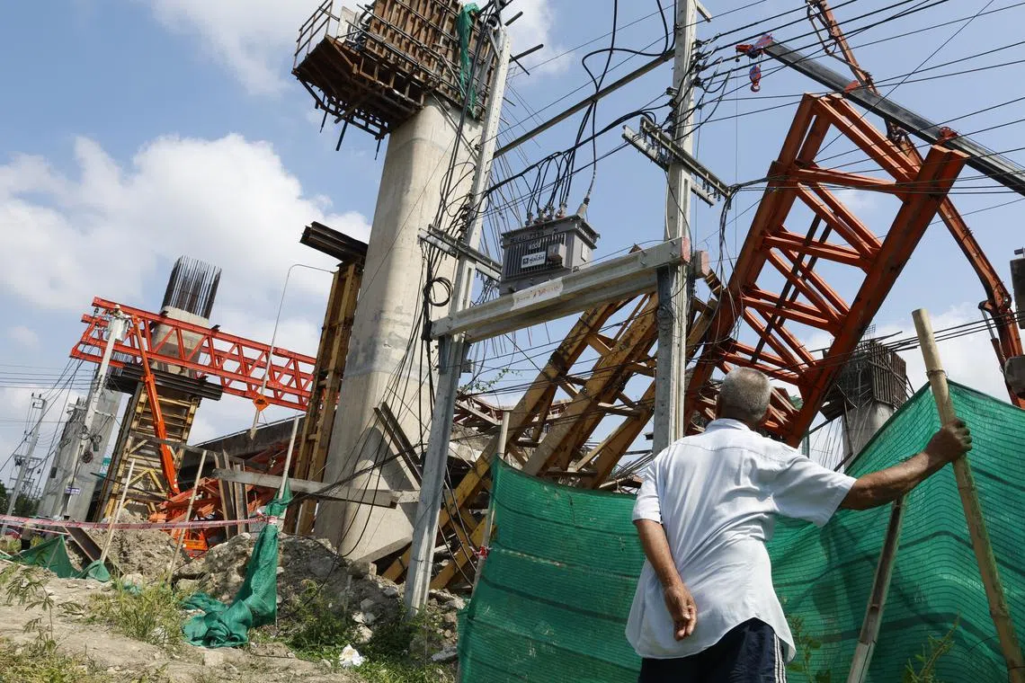 At least 5 dead after bridge under construction in Bangkok collapses ...