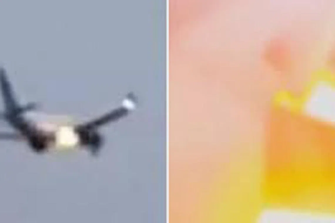 US plane’s engine burst into flames after take-off following apparent rabbit strike | The ...