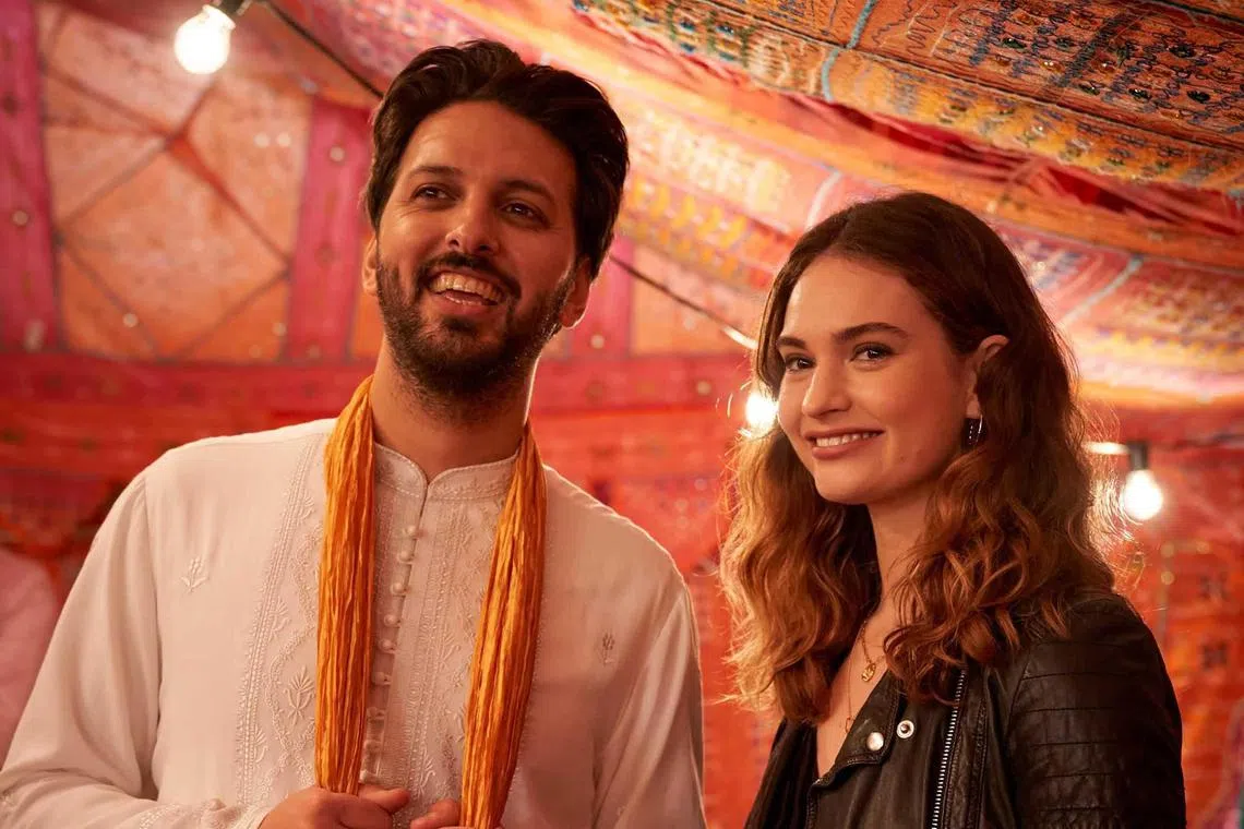 Romcom about arranged marriage? Lily James, Shazad Latif ask ‘why not ...