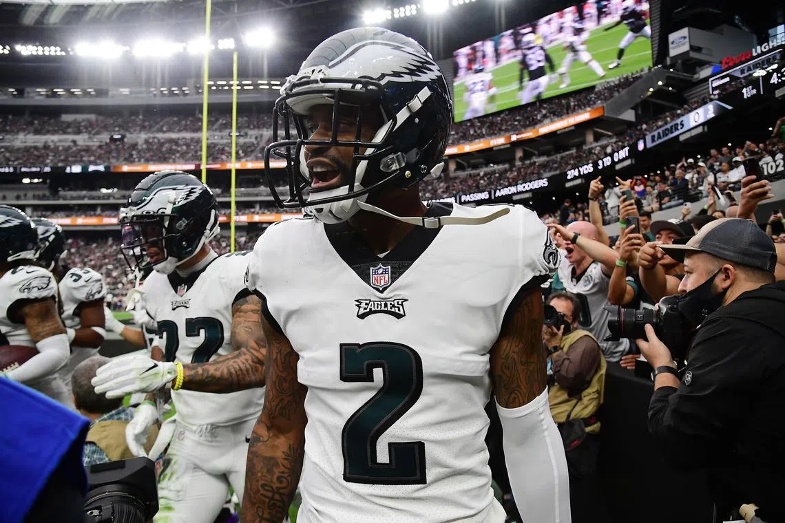 CB Darius Slay out, WR DeVonta Smith questionable for Eagles | The Straits Times