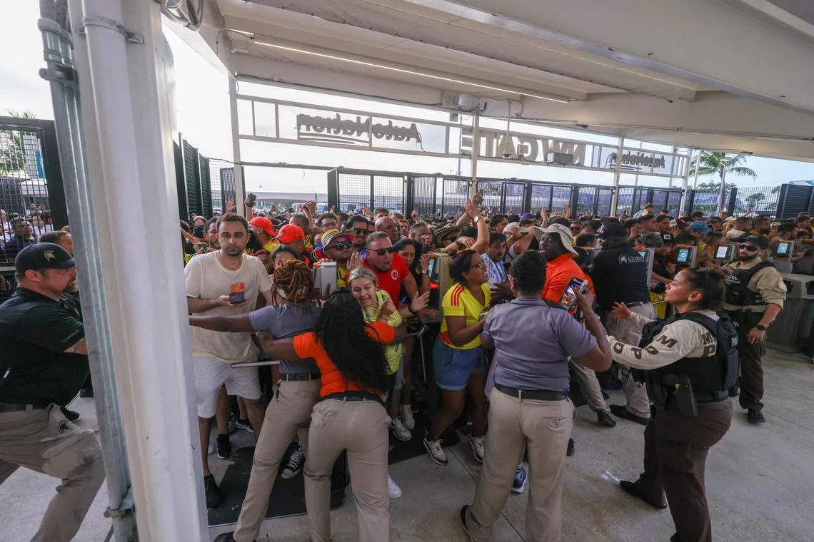 Copa America chaos in US frustrates fans and teams | The Straits Times
