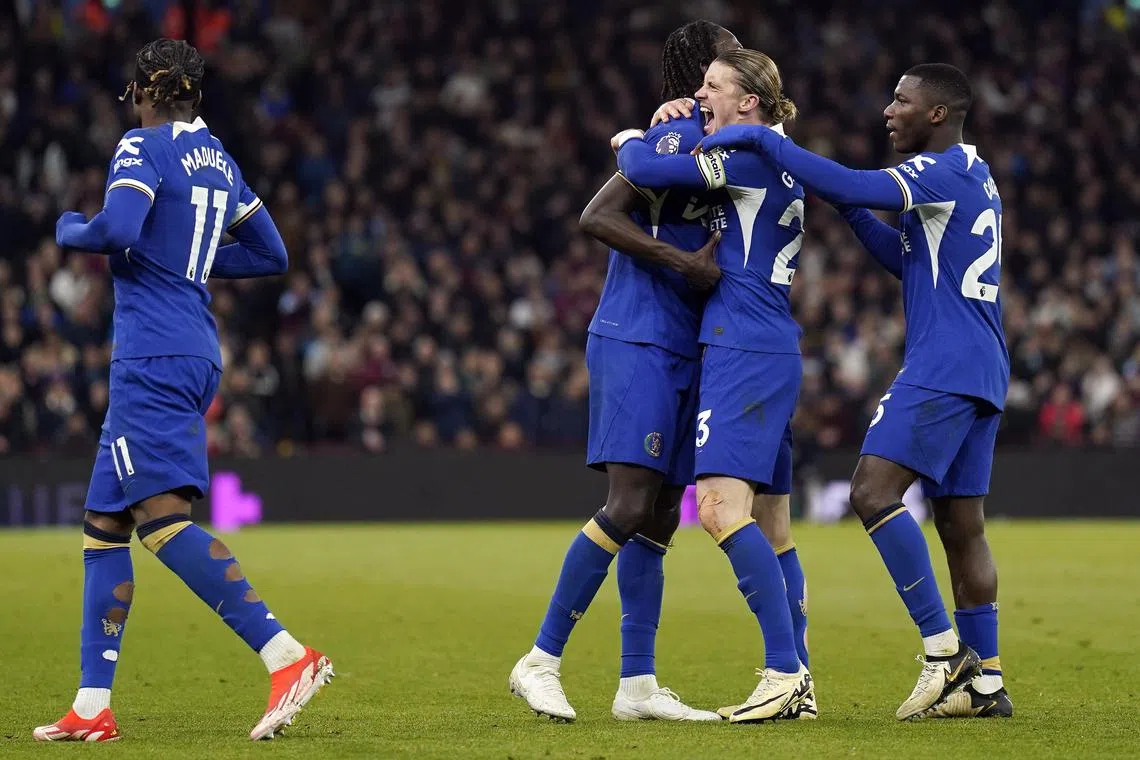 Stunning Conor Gallagher goal gives Chelsea 2-2 draw away to Aston ...