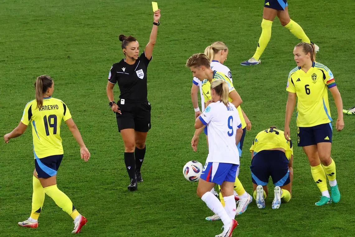 Referees in top form ahead of Women’s Euro 2025 final phase | The Straits Times