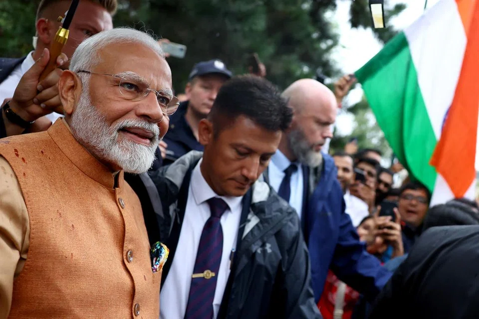 Indian PM Modi kicks off landmark visit to Poland and Ukraine | The Straits Times