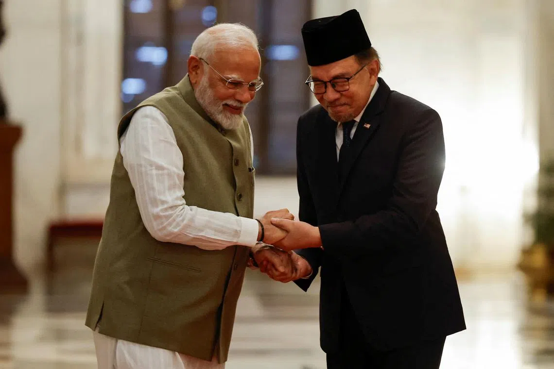 India and Malaysia look to reset relations with trade boost | The Straits Times