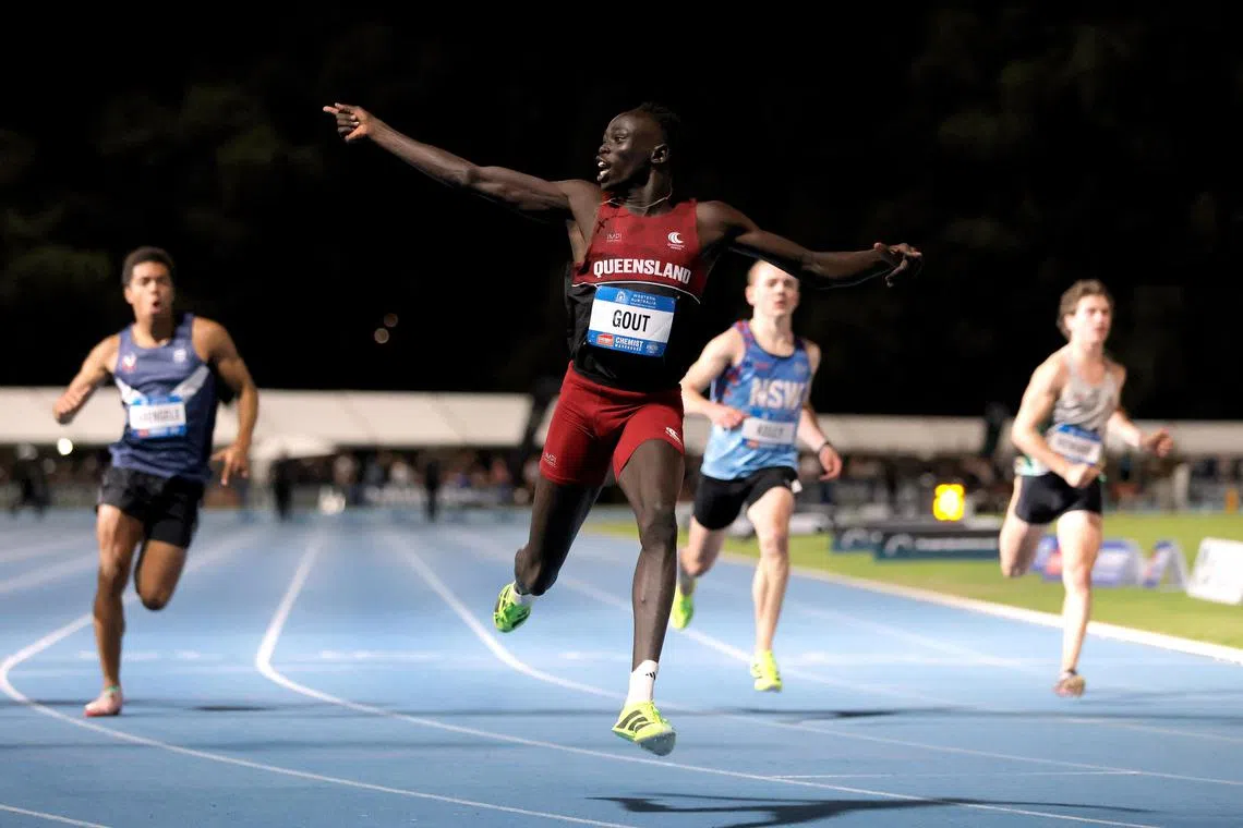 Australia’s Gout Gout runs sub-10 second 100 metres twice with wind assistance | The Straits Times