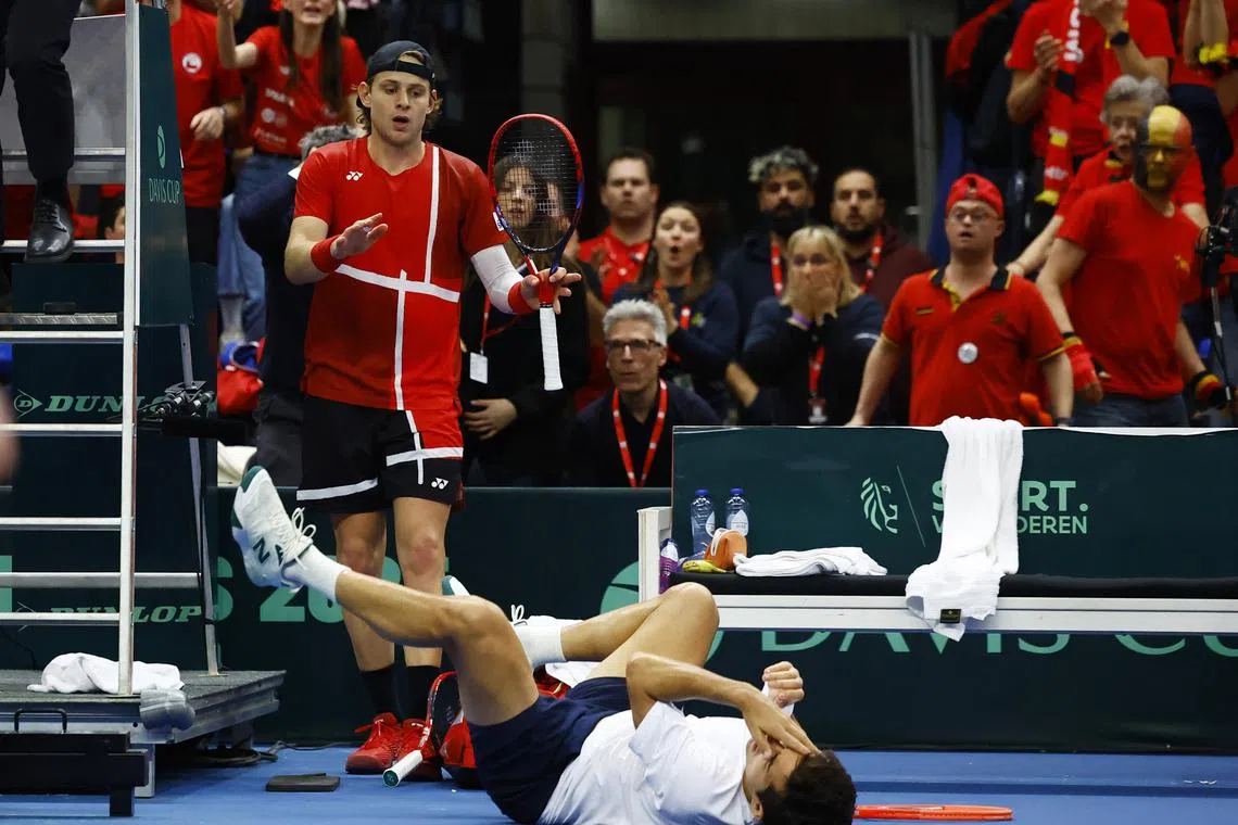 Belgium granted controversial win in Davis Cup, France and Spain also ...