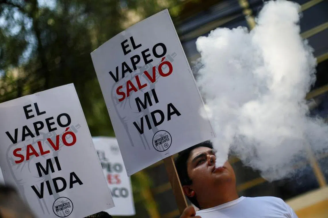 Mexico president to push forward anti-vape bill | The Straits Times