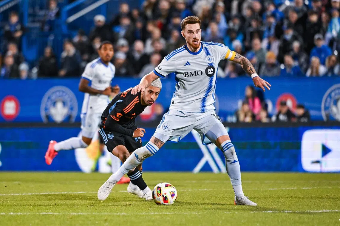 CF Montreal D Joel Waterman signs 3-year extension | The Straits Times