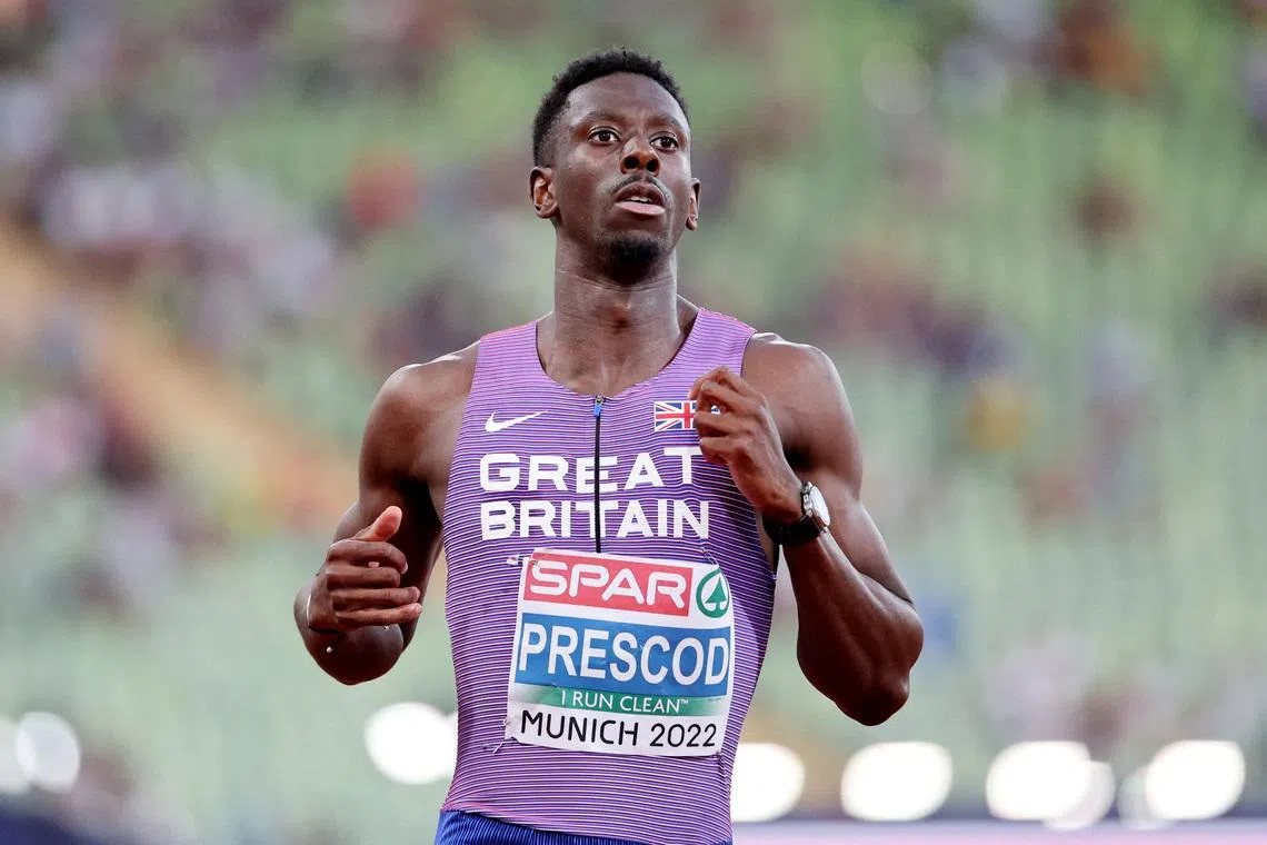 UK Athletics chief 'appalled' as sprinter Prescod joins Enhanced Games ...