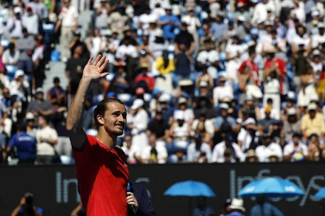 Zverev fresh for Australian Open final after being spared gruelling ...