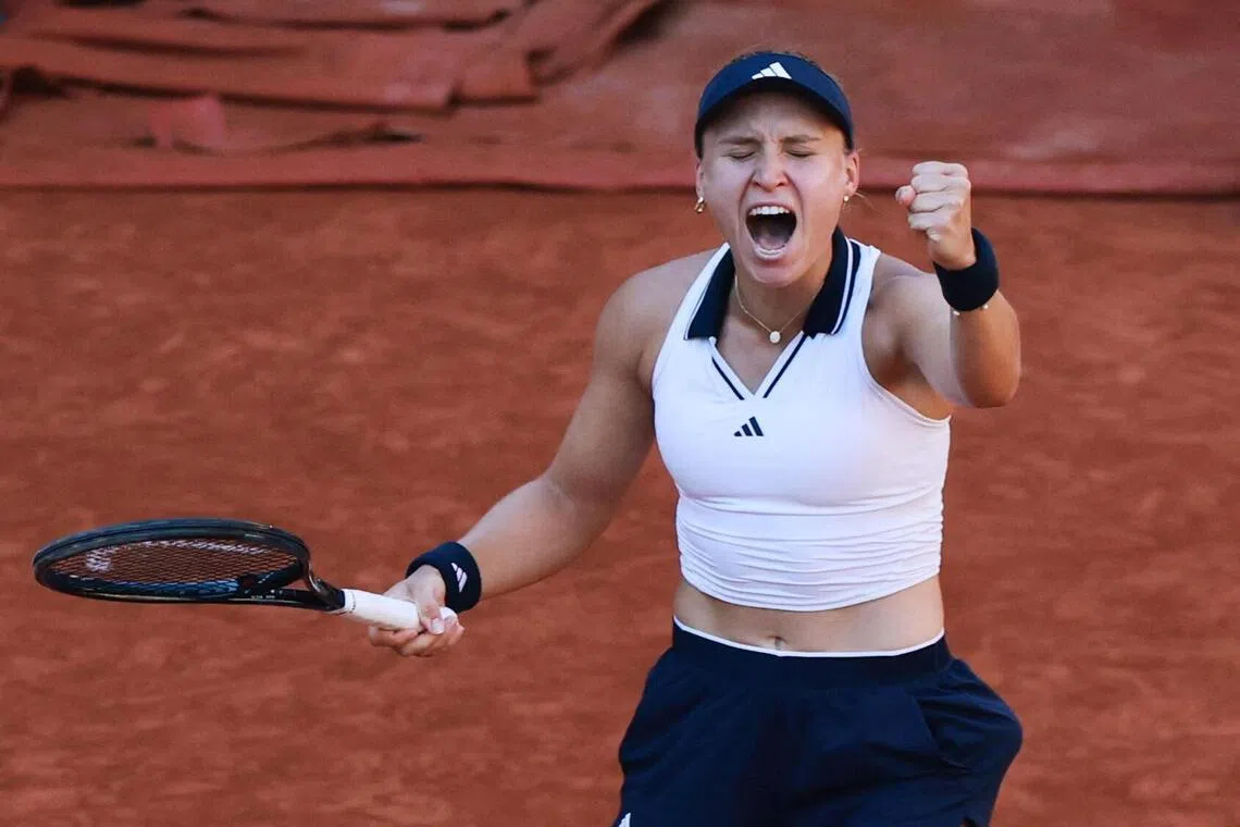 Shock as second seed Elena Rybakina gets knocked out of French Open ...