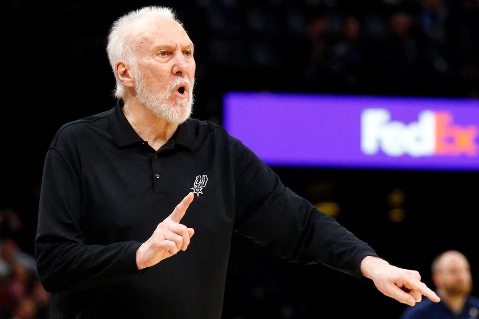 NBA icon Gregg Popovich stepping down as San Antonio Spurs coach after 29 seasons | The Straits ...