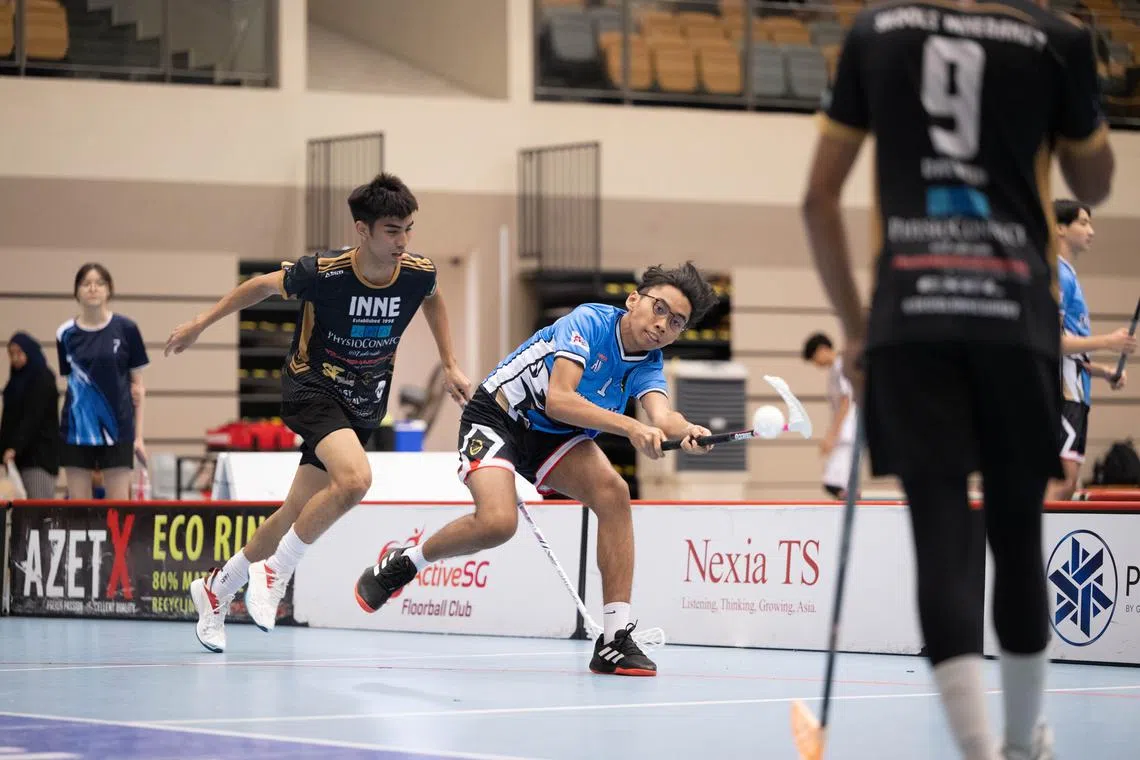 Floorball: Over 400 players compete in Year End Smash 3v3 | The Straits ...