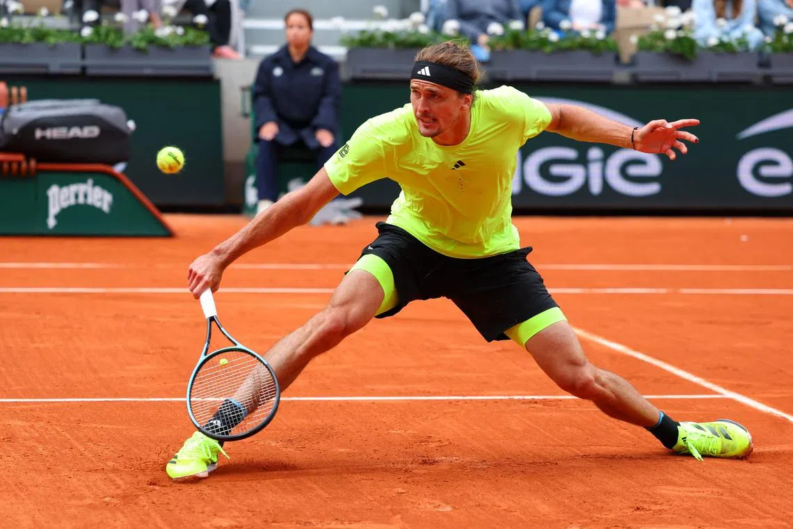 I'm no Djoko, no Rafa, Zverev admits after reaching Paris second round | The Straits Times