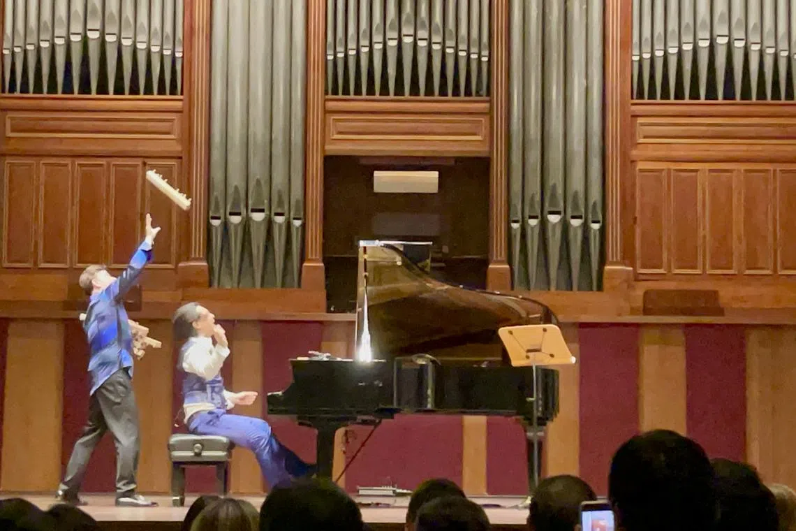 Concert review: Igudesman & Joo offer hilarious take on classical music ...