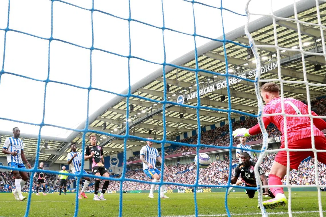 Leicester draw 2-2 with Brighton to snap scoreless losing streak | The ...