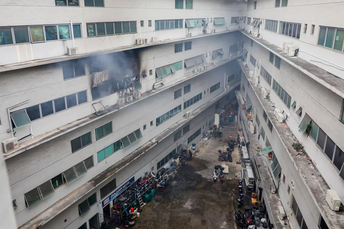 2 dead after fire breaks out at Kaki Bukit industrial building | The ...