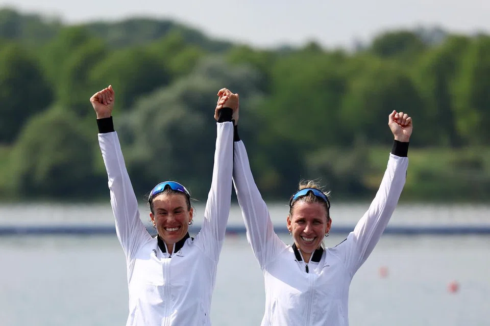 New Zealand sculls pair lead rowing gold rush at Paris Games | The ...