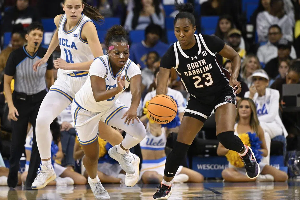 UCLA jumps to No. 1 after knocking off South Carolina | The Straits Times