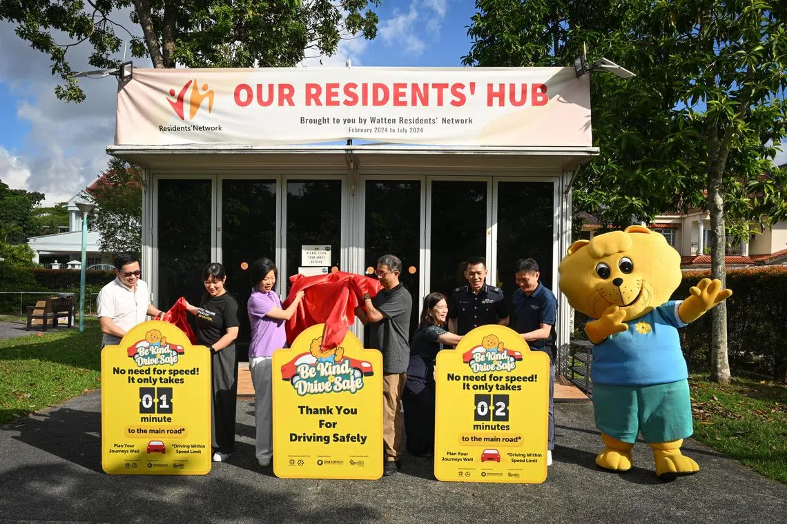 Road safety campaign launched in Watten, Hillcrest | The Straits Times