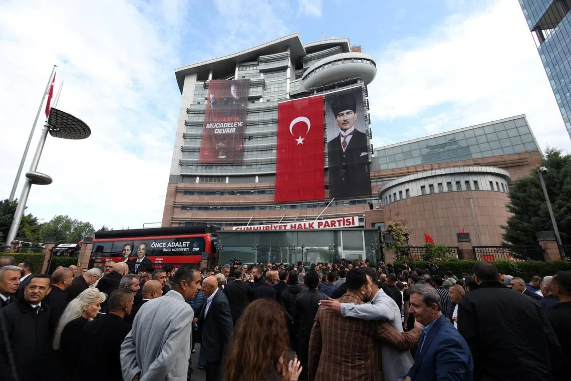 Turkish opposition party to hold congress once conditions met, chair ...
