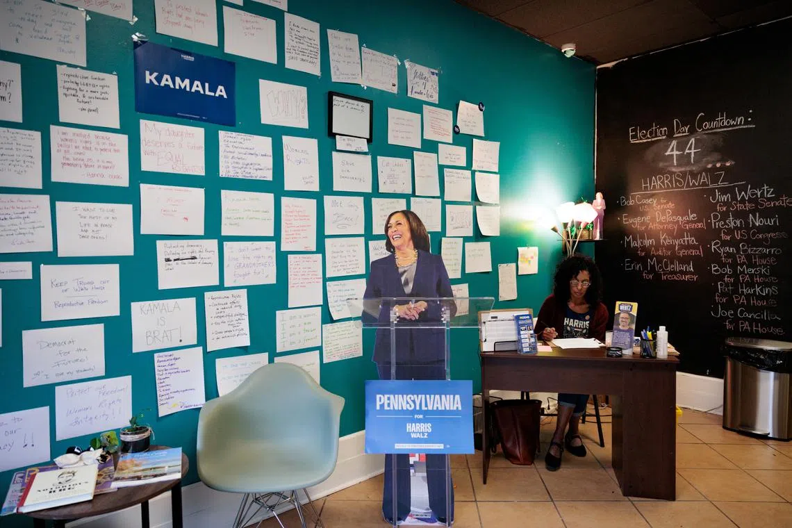 Trump and Harris fight for Pennsylvania county known for picking ...