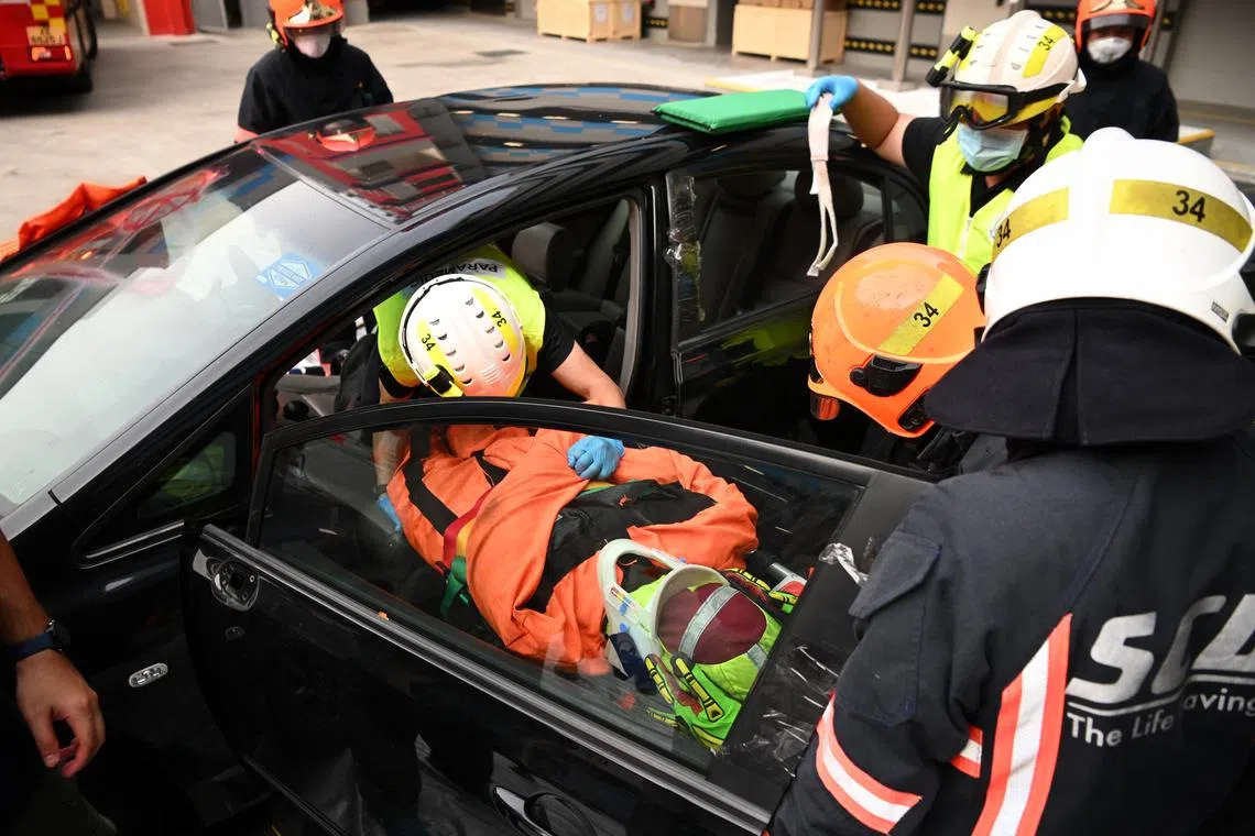 A race against time: SCDF officer recalls challenging extrication ...