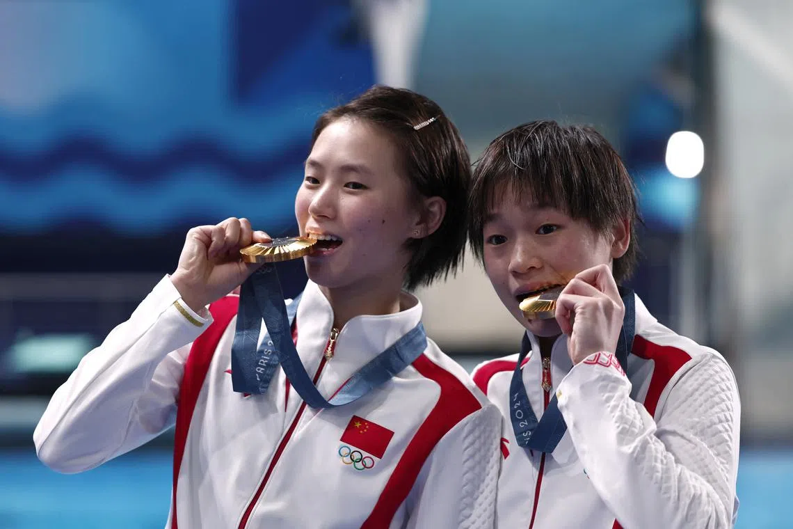 Diving-China's Quan and Chen claim gold in women's synchronised 10m ...