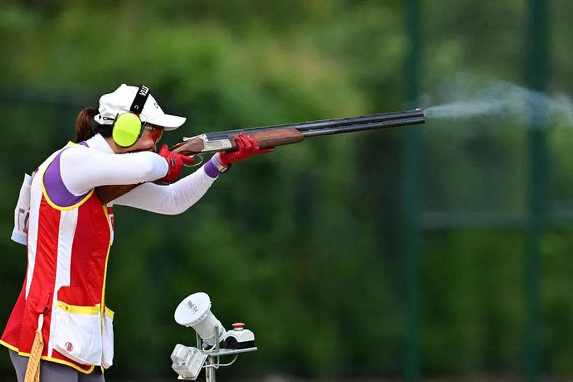 China set world record in Asian Games women’s team trap shooting | The ...