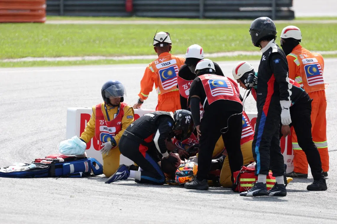 Miller says he was lucky to walk away from Malaysian GP crash | The ...