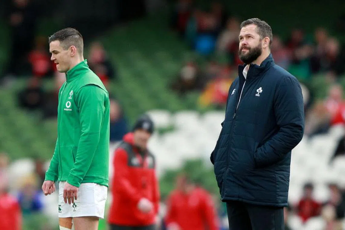 Ireland keep same pack for huge clash with South Africa | The Straits Times