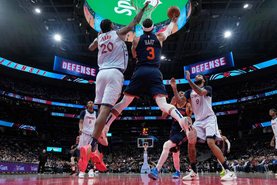 Josh Hart triple-double sparks New York Knicks to eighth straight NBA ...