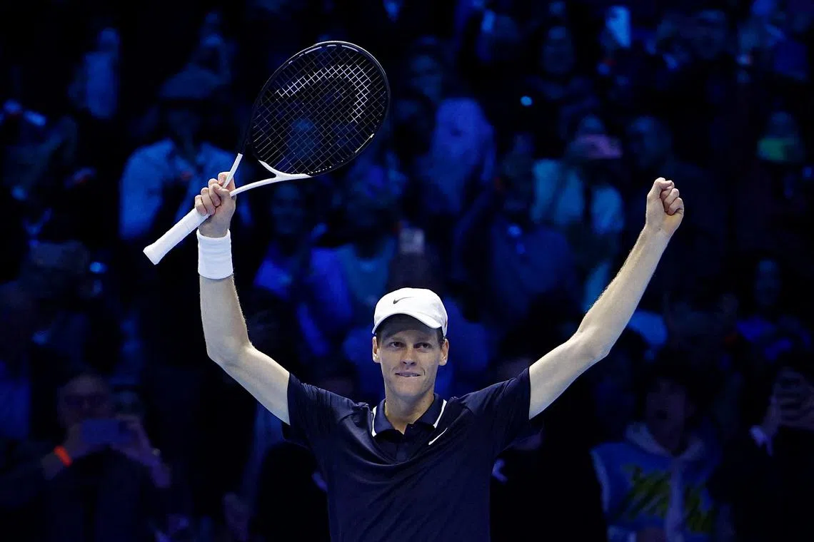 Sinner crowns outstanding season with ATP Finals win over Fritz | The ...